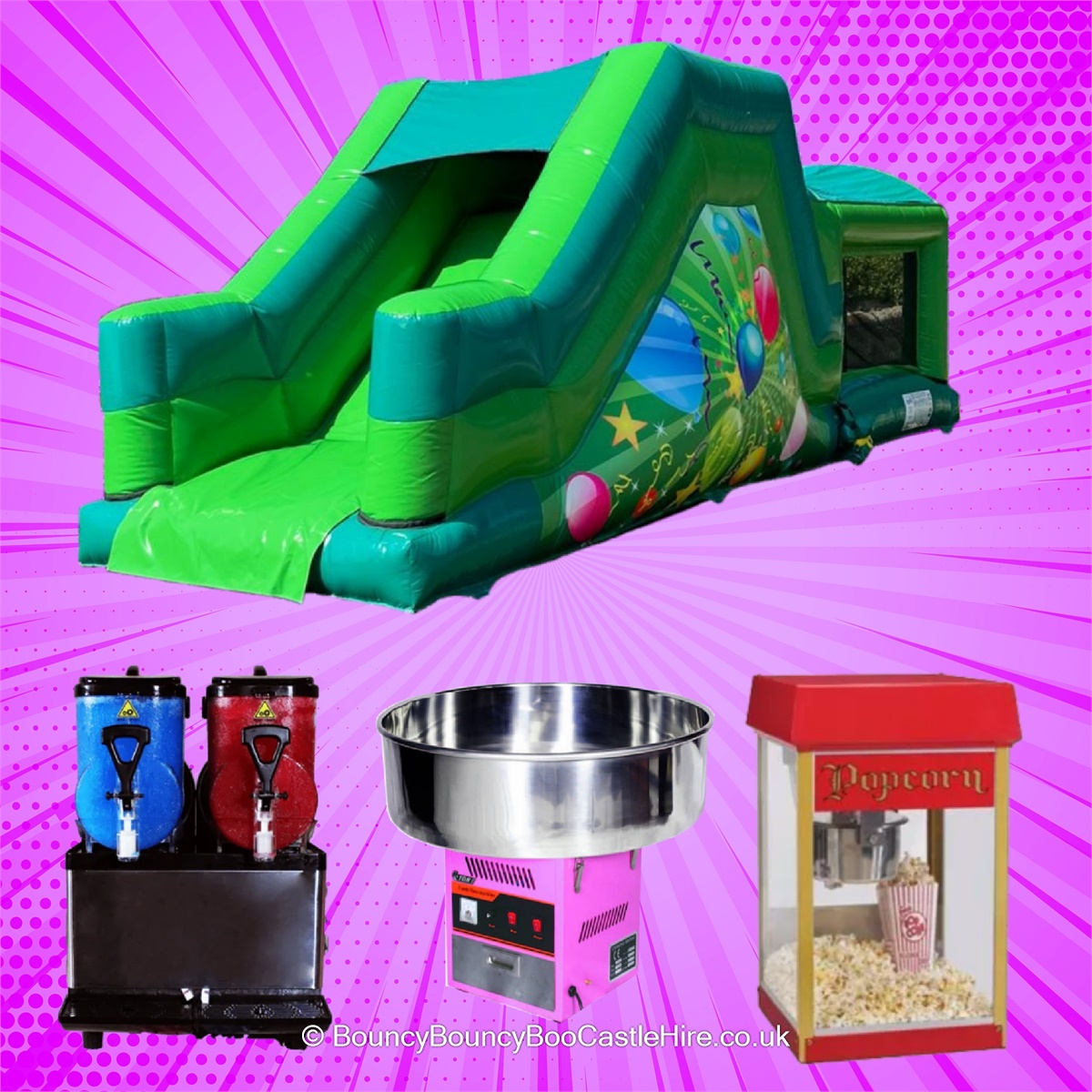 Fun Run + 3 Fun Food Machines - Bouncy Castle Hire in Wolverhampton ...