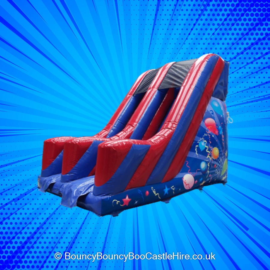 Mega Slide (Red & Blue) - Bouncy Castle Hire in Wolverhampton, Telford ...